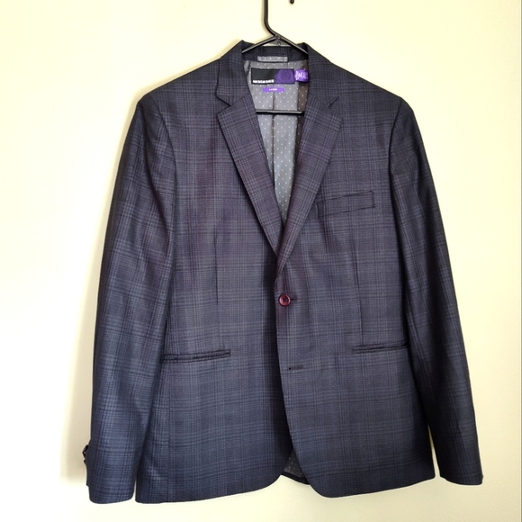 American Rag | Suits & Blazers | Mens American Rag Plaid Blazer Gray ...